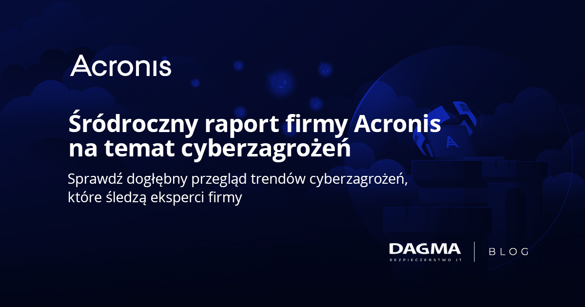 Śródroczny raport firmy Acronis na temat cyberzagrożeń | Blog | Acronis